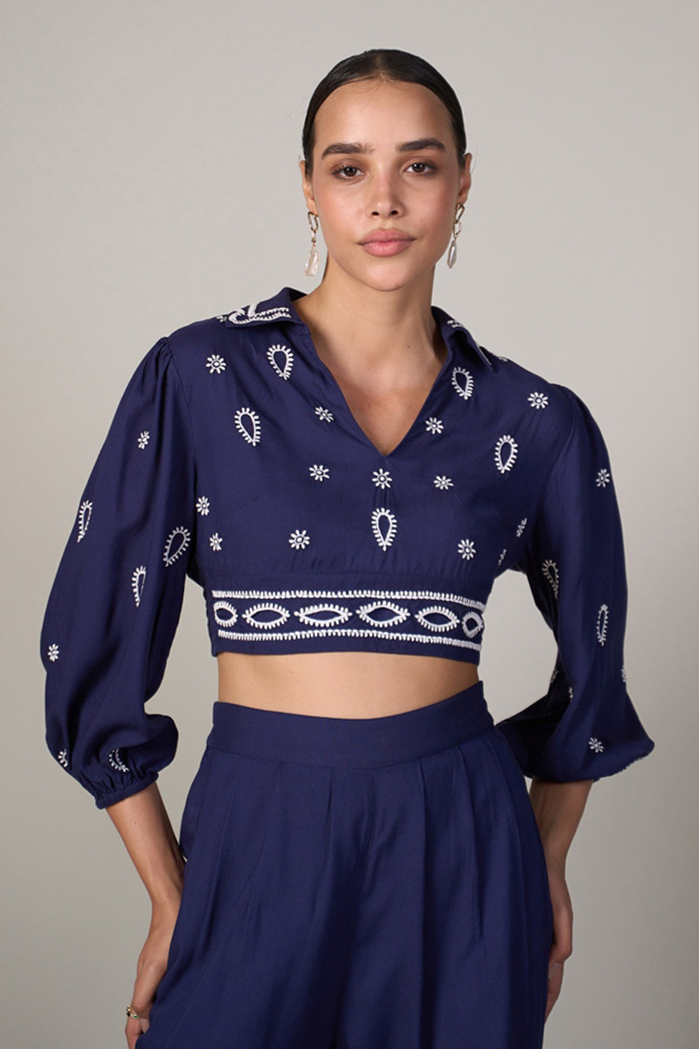 Rhea Blue Top – Style Island