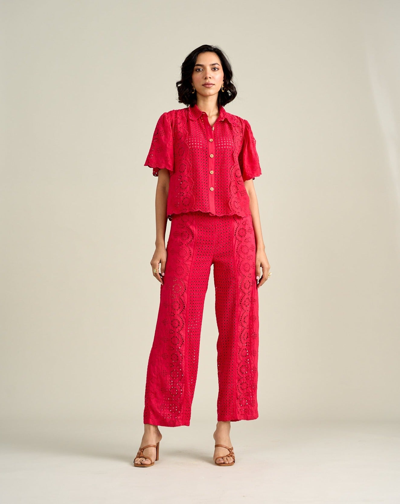 Elsa Schiffli Pants – Style Island