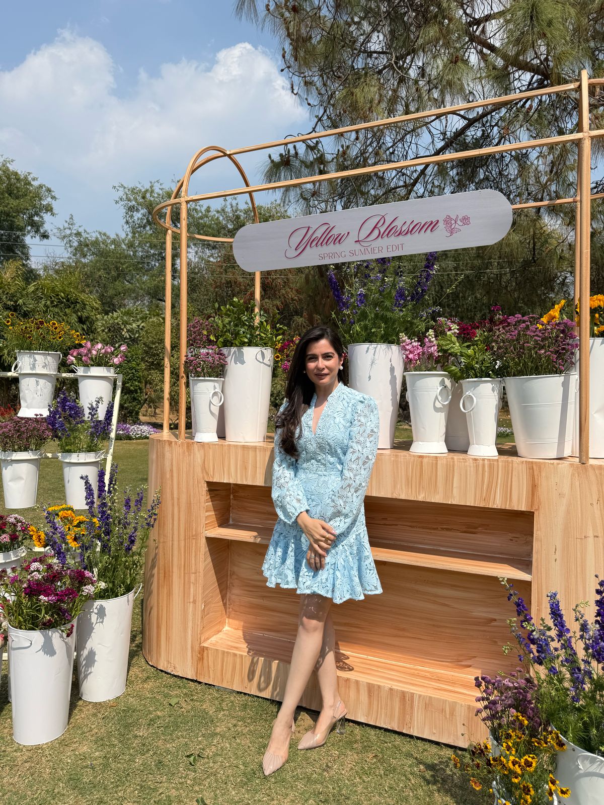 Mannat Lamba in our Helen Lace Dress – Style Island